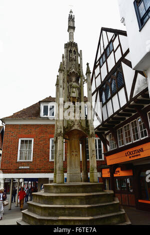 Buttercross, High Street, Winchester, Hampshire, England, Great Britain ...