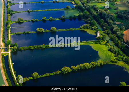 Germany, Ismaning, Isat storage lake and fish ponds Stock Photo - Alamy