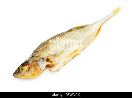 salty dried fish perch, isolated on white background Stock Photo - Alamy
