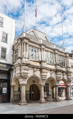 Exeter Guildhall in the historic old town, Devon, England, UK Stock ...