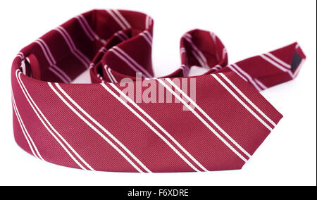 Close up of a necktie over white background Stock Photo - Alamy
