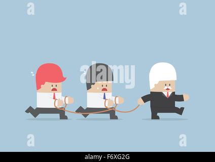Businessman following leader, VECTOR, EPS10 Stock Vector Image & Art ...