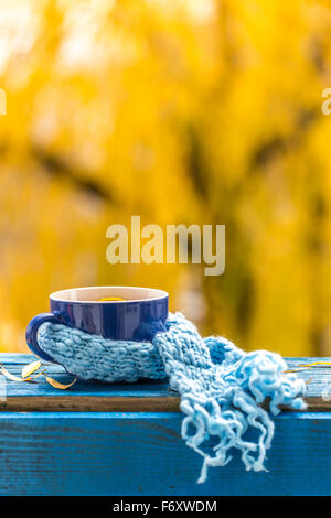 autumn still life tea on the table with sweets Stock Photo - Alamy