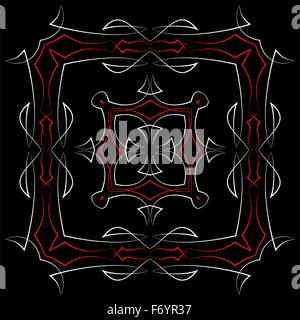 Pinstripe Graphics Cross : Vinyl Ready Stock Vector Image & Art - Alamy