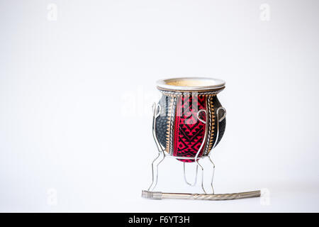 Empty calabash gourd used to drink used in Latin America to drink the ...