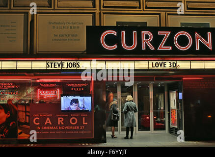 Curzon Soho cinema, Shaftesbury Avenue, London W1, England, UK Stock ...