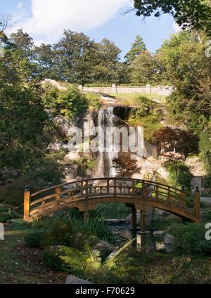 Japanese Garden Bridge at Maymont Park, Richmond, Virginia Stock Photo ...