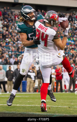 Philadelphia Eagles tight end Cameron Latu (49) rushes during an NFL ...