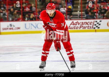 Carolina Hurricanes defenseman Jaccob Slavin (74) in the third period ...