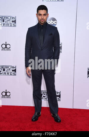 Wilmer Valderrama arrives at the American Music Awards at the Microsoft ...