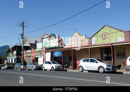 The hippy town of Nimbin in New South Wales, Australia, where the 1973 ...