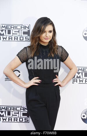 Rebecca Black attends the 2015 American Music Awards, AMAs, at ...