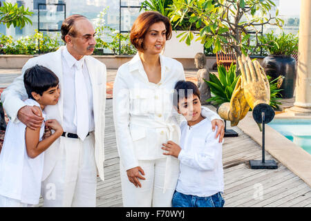 Indian businessman, adi burjor godrej with tanya arvind dubash, mumbai ...