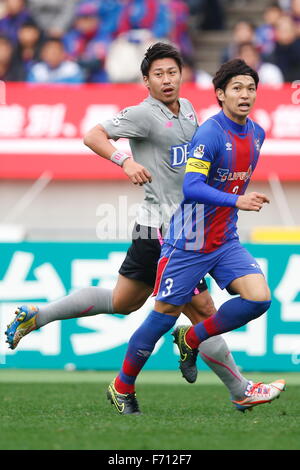 Yohei Toyoda (Sagan), Masato Morishige (FC Tokyo), AUGUST 28, 2013 ...