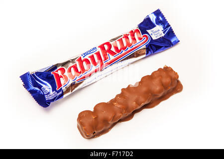 Baby Ruth, American chocolate candy bar, Containing peanuts, caramel ...
