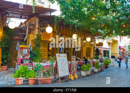 plateia Iroon, Heroes square, nightlife spot, Psyri district, Athens ...