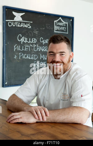 Cornwall based Celebrity Chef Nathan Outlaw Stock Photo - Alamy