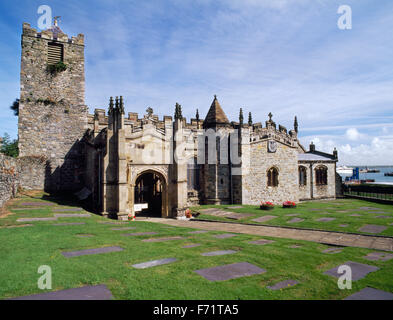 St. Cybi's Church, Holyhead, Built on the site of a Roman fort parts of ...