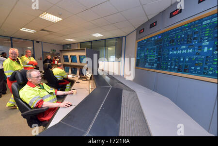 Ironbridge Power Station closing down. Control room staff Rob Finch ...