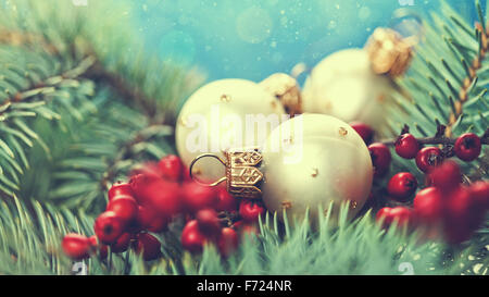 Abstract Christmas backgrounds with holiday decorations Stock Photo - Alamy