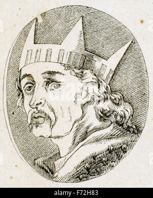 Alfons VI of Leon and Castile (1040-1109). Nicknamed The Brave or the ...