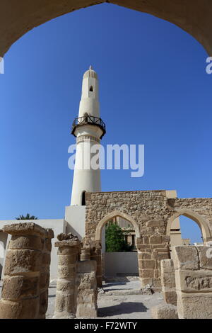 Al Khamis Mosque, the oldest mosque in the Kingdom of Bahrain Stock ...