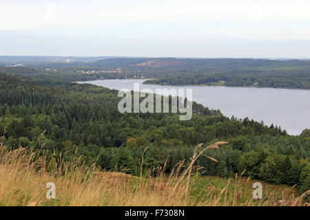View from Himmelbjerget Silkeborg Denmark Stock Photo - Alamy