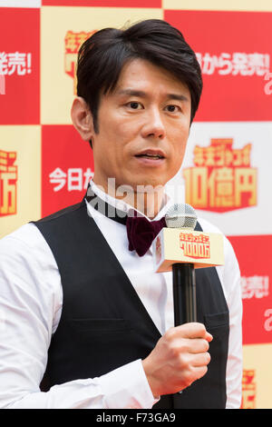 Japanese comedian Taizo Harada, speaks during a press event for the ...