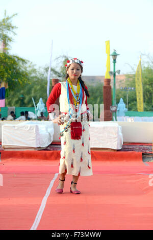 Nyishi tribe woman, arunachal pradesh, india, asia, mr#786 Stock Photo ...