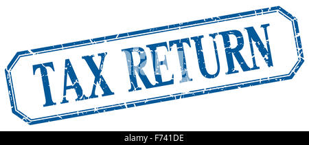 return square blue grunge vintage isolated label Stock Photo - Alamy