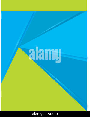 blue triangular background. template for presentation Stock Photo - Alamy
