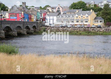 Killorglin and River Laune County Kerry Ireland Stock Photo: 14634321 ...