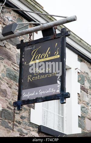 Jacks Coast Guard Station Bar and Restaurant, Killorglin, Ireland Stock ...