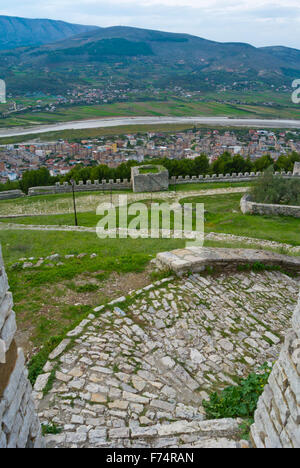view from the city of Berat castle Stock Photo - Alamy