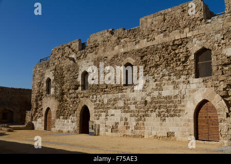 Inside Othello's Tower, a medieval citadel in Famagusta, the Turkish ...