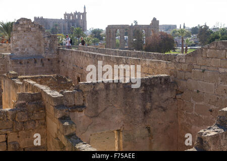 Inside Othello's Tower, a medieval citadel in Famagusta, the Turkish ...