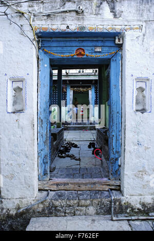 Door with alcoves house entrance gate , Mysore , Mysuru , Karnataka ...