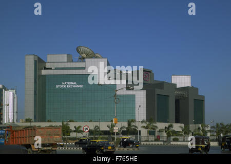 National Stock Exchange building at the Bandra Kurla Complex in Mumbai ...