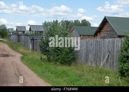Ancient Defensive Wooden Palisade Fence Reconstruction Bornholm Denmark ...