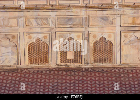 Jali screen of taj mahal, agra, delhi, india, asia Stock Photo - Alamy