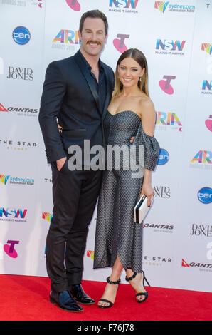 Sydney, Australia. 26 November 2015. Sam Moran and Lyn Moran arrive ...