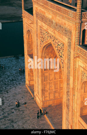 Aerial view above of Taj Mahal, India Stock Photo - Alamy