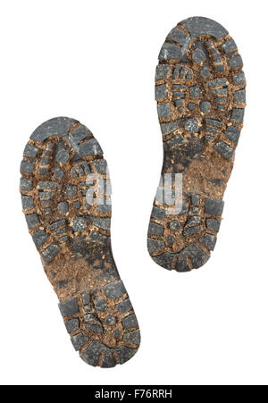 muddy walking boot print on mud path Stock Photo: 28087169 - Alamy