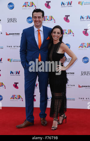 Sydney, Australia. 26 November 2015. Sam Moran and Lyn Moran arrive ...