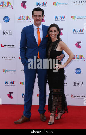 Sydney, Australia. 26 November 2015. Sam Moran and Lyn Moran arrive ...