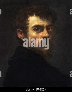 Tintoretto - self-portrait Stock Photo - Alamy