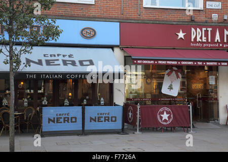pret a manger on the cut near waterloo station london Stock Photo - Alamy
