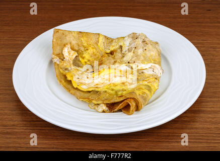 Armenian Lavash bread roasted with egg and cheese - Yoka Stock Photo ...