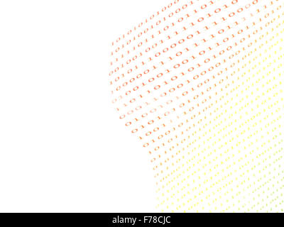 0101 binary code on a computer screen dsca 9010a Stock Photo - Alamy