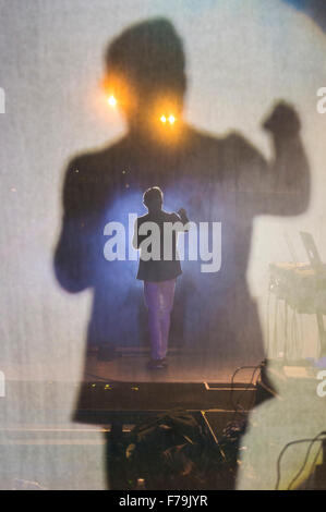 Shadow of the singer Stock Photo - Alamy